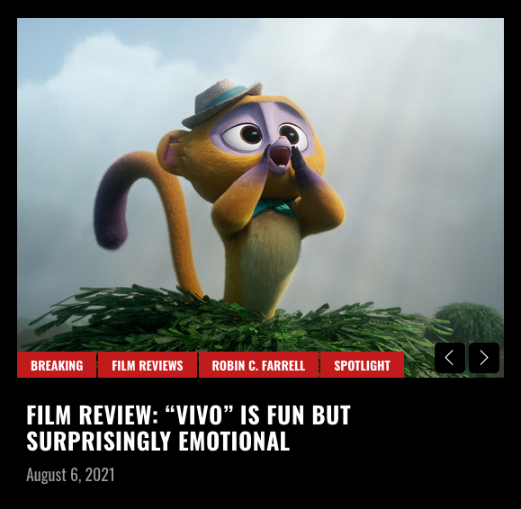 Film Review: “Vivo” Is Fun but Surprisingly Emotional